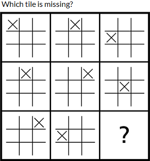 Solved Which tile is missing? | Chegg.com
